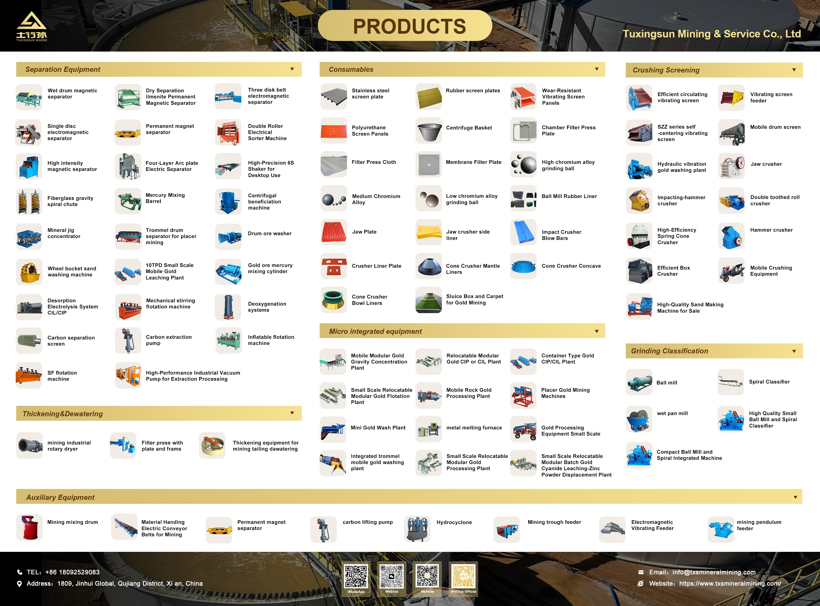 Machine Applications Tuxingsun Mining Equipment And Mineral Solutions